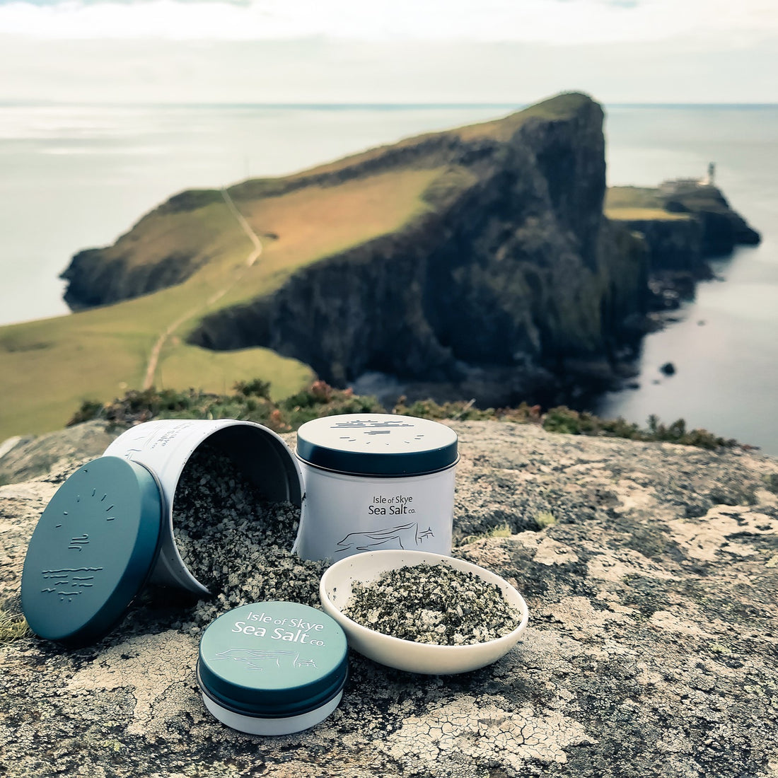 Sea Salt Crystals & Seaweed Flakes 120g – Isle of Skye Sea Salt Company
