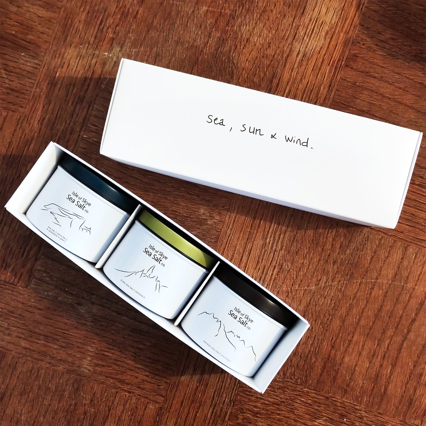 3 x 120g Natural and Flavoured Salt Gift Set – Isle of Skye Sea Salt ...