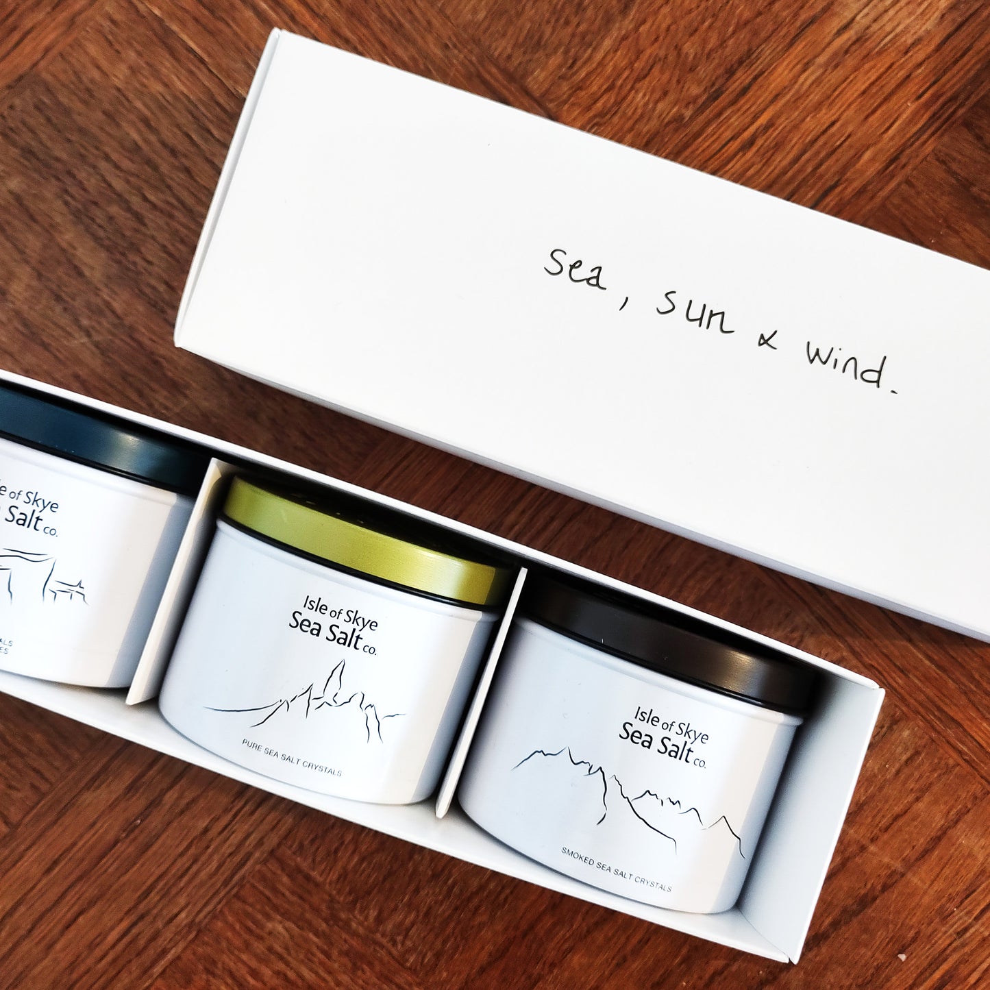 3 x 120g Natural and Flavoured Salt Gift Set – Isle of Skye Sea Salt ...